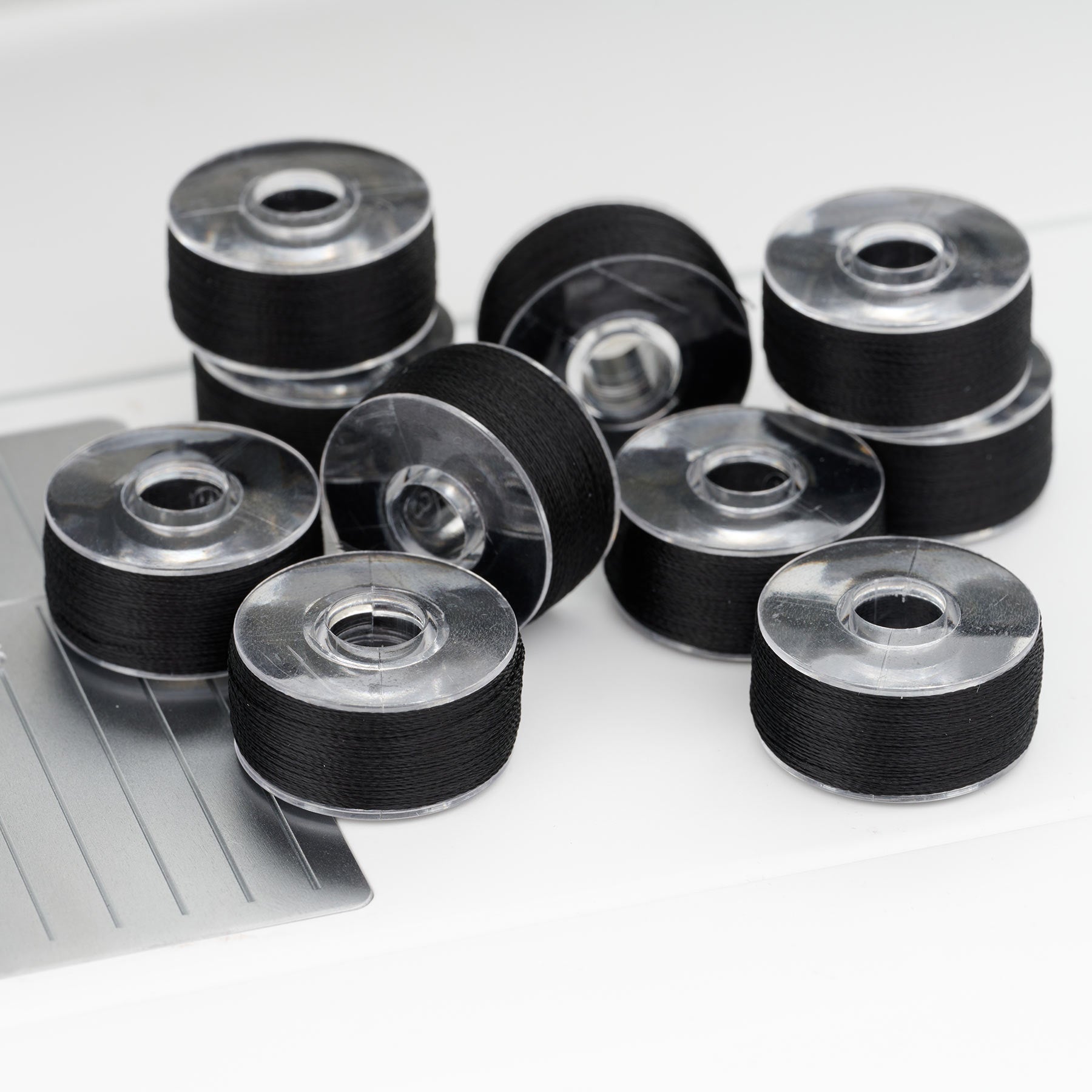Husqvarna® Viking® Pre-Wound Black Bobbins 10-Pack (8,9) | Husqvarna ...