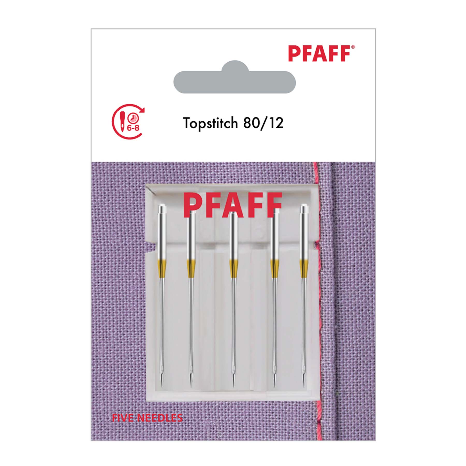 PFAFF® Topstitch Needles Size 80/12 5-pack | PFAFF®