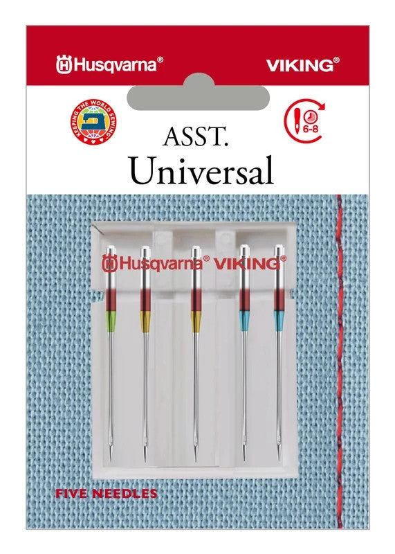 Husqvarna® Viking® Universal Needles Assorted Sizes 5-pack | Husqvarna ...
