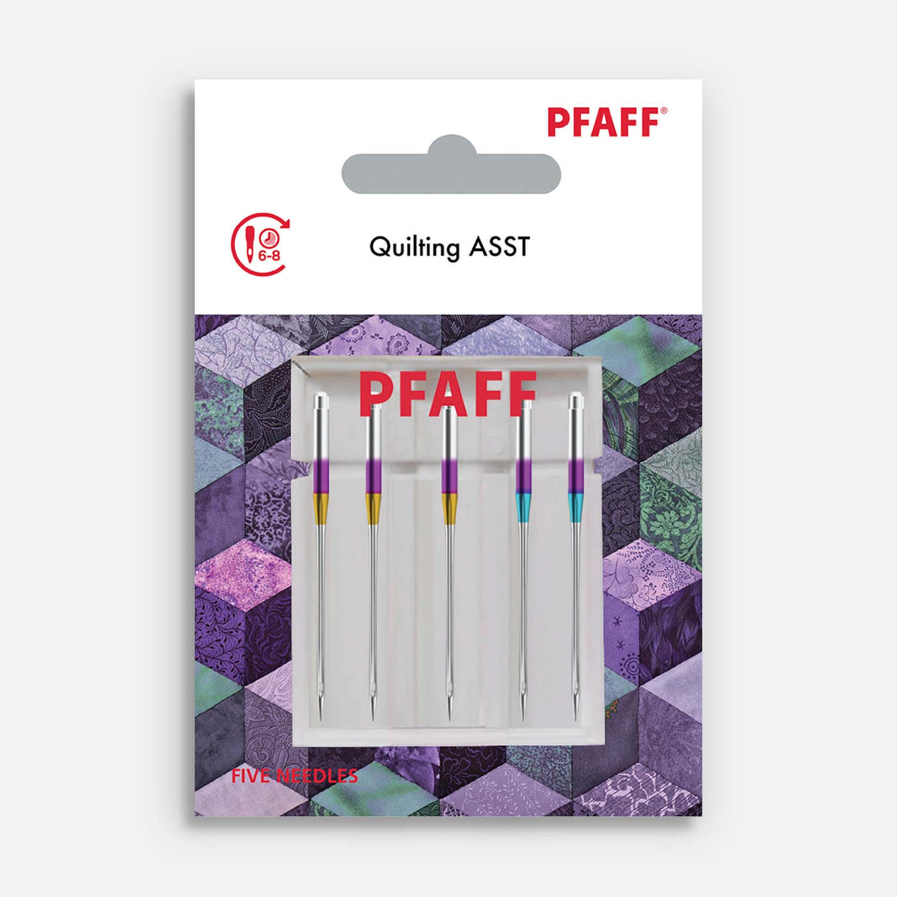 PFAFF® Quilting Needles Assorted Sizes 5-Pack | PFAFF®