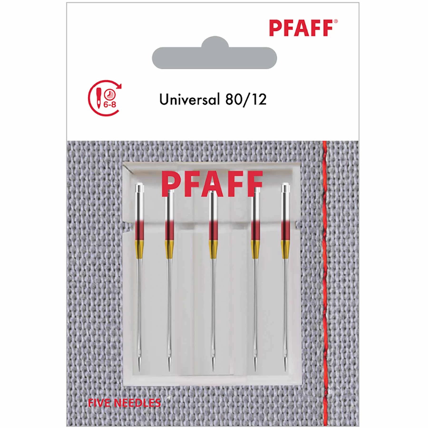 PFAFF® Universal Needles Size 80/12 5-pack | PFAFF®