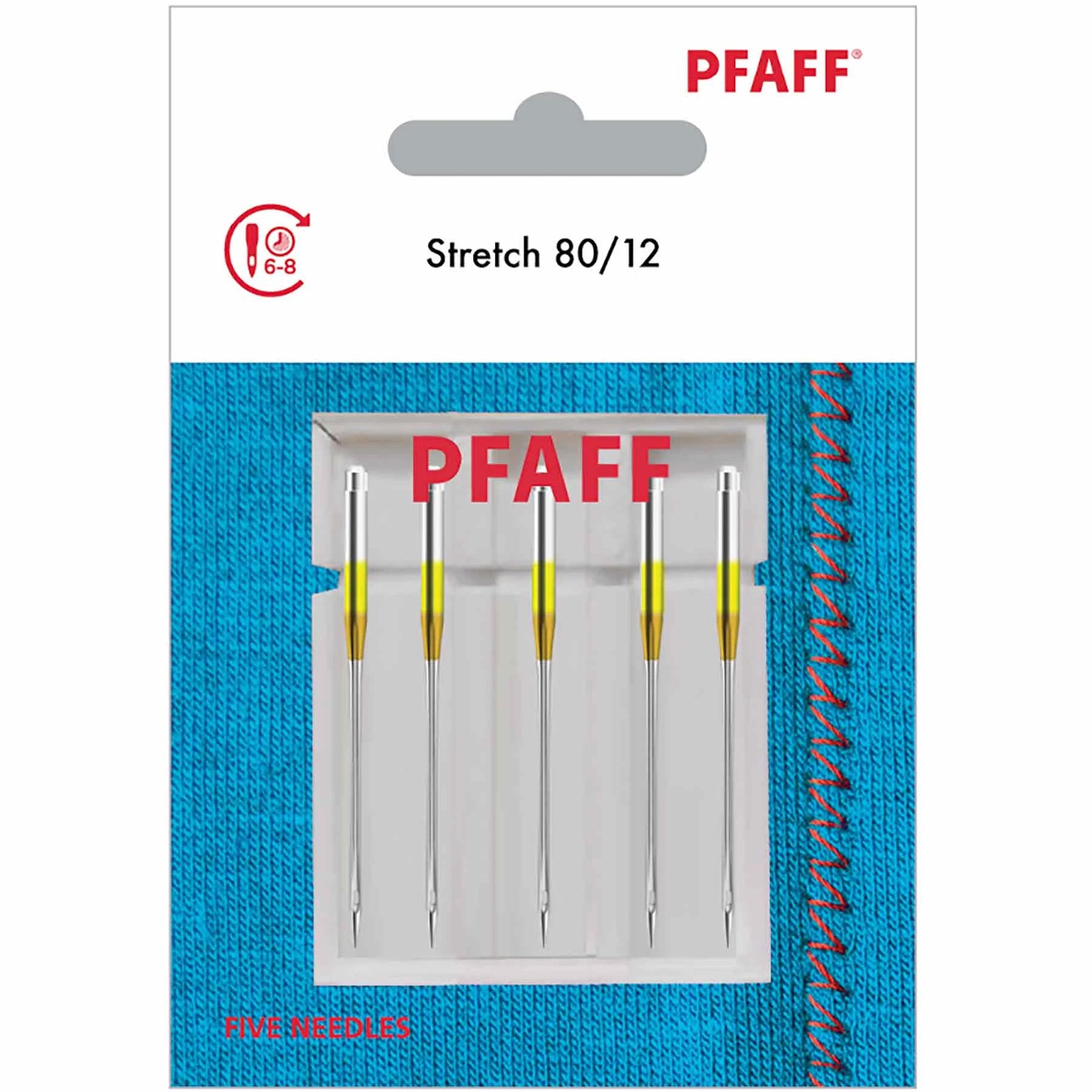 PFAFF® Stretch Fabrics Needles Size 80/12 5-pack | PFAFF®